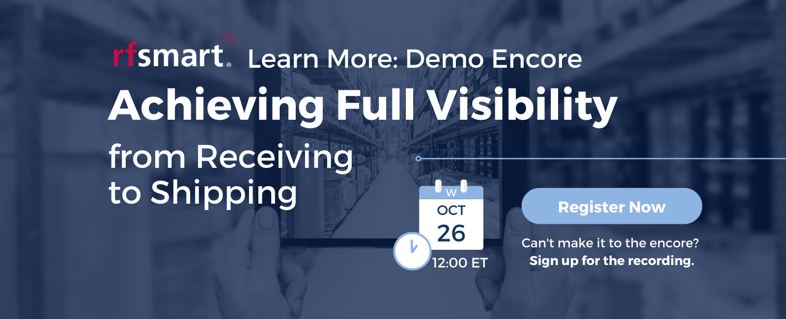 NetSuite Demo Encore: Achieving Full Visibility- Receiving to Shipping