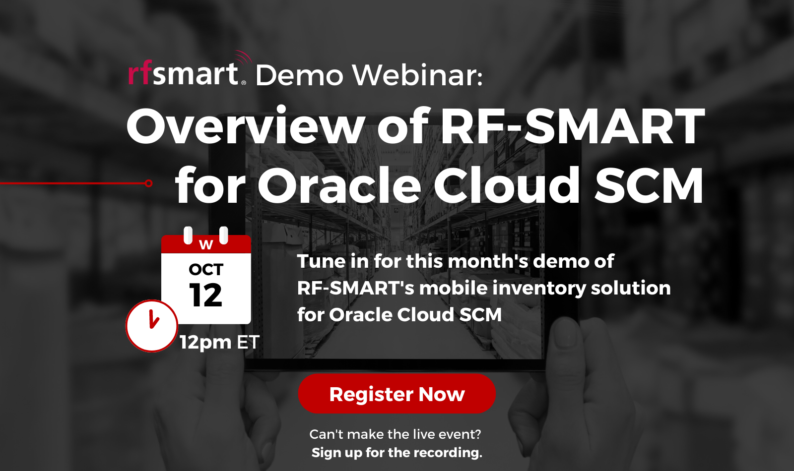 Oracle Cloud Demo Webinar